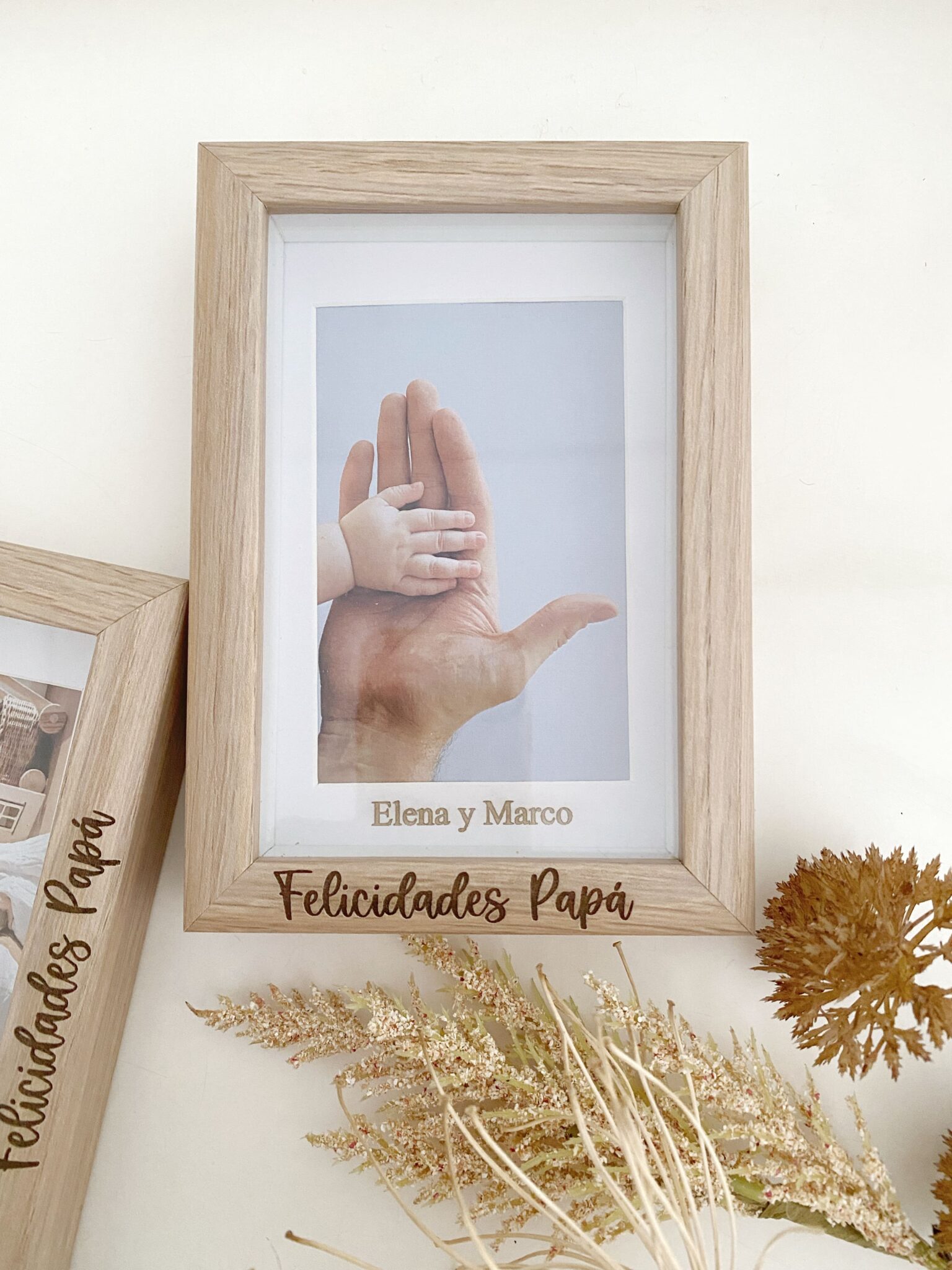 Marco de fotos personalizado - Isi y Ro | Regalos personalizados ...