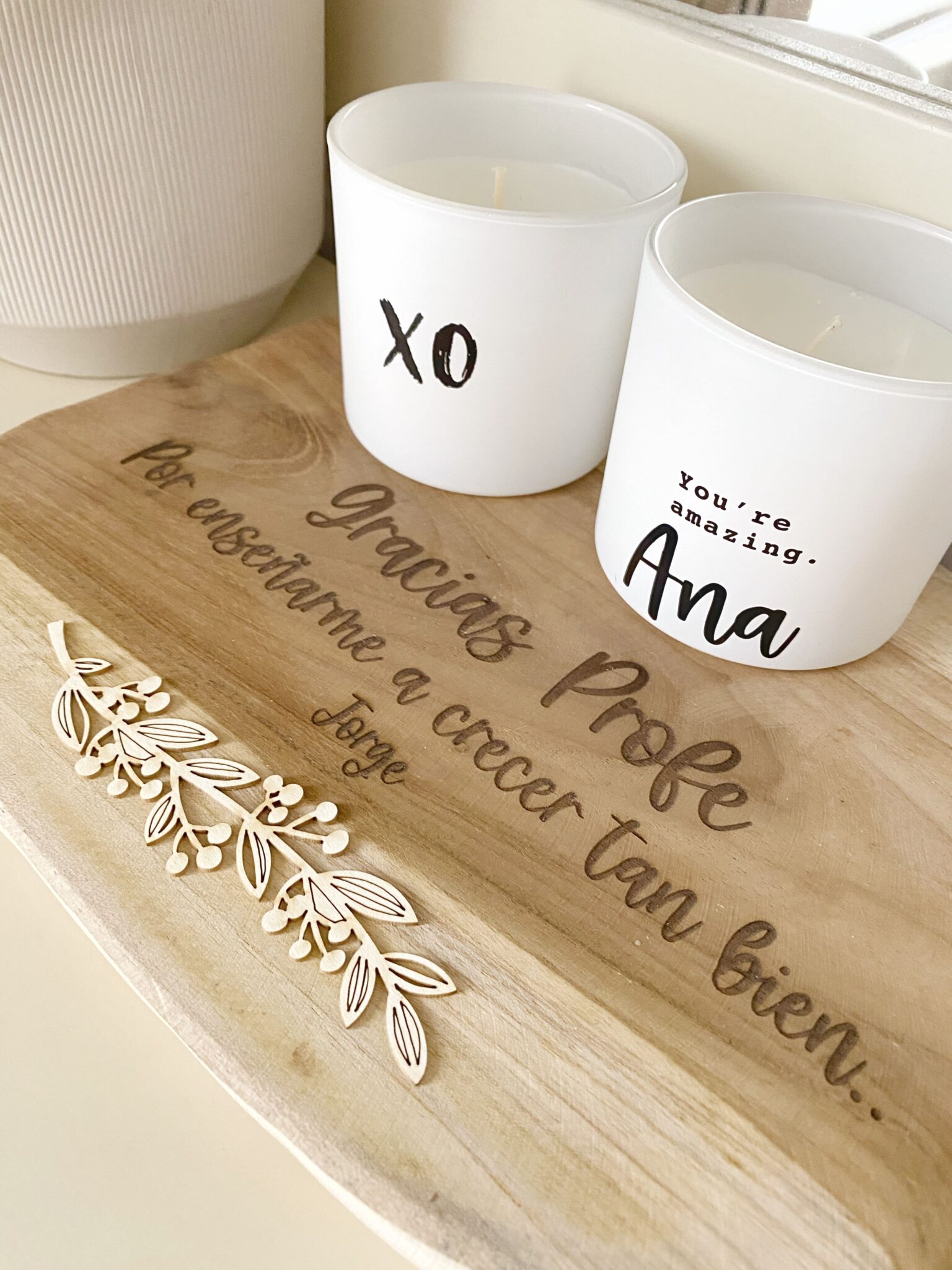 Regalo personalizado "Profe" - Isi y Ro | Regalos personalizados ...